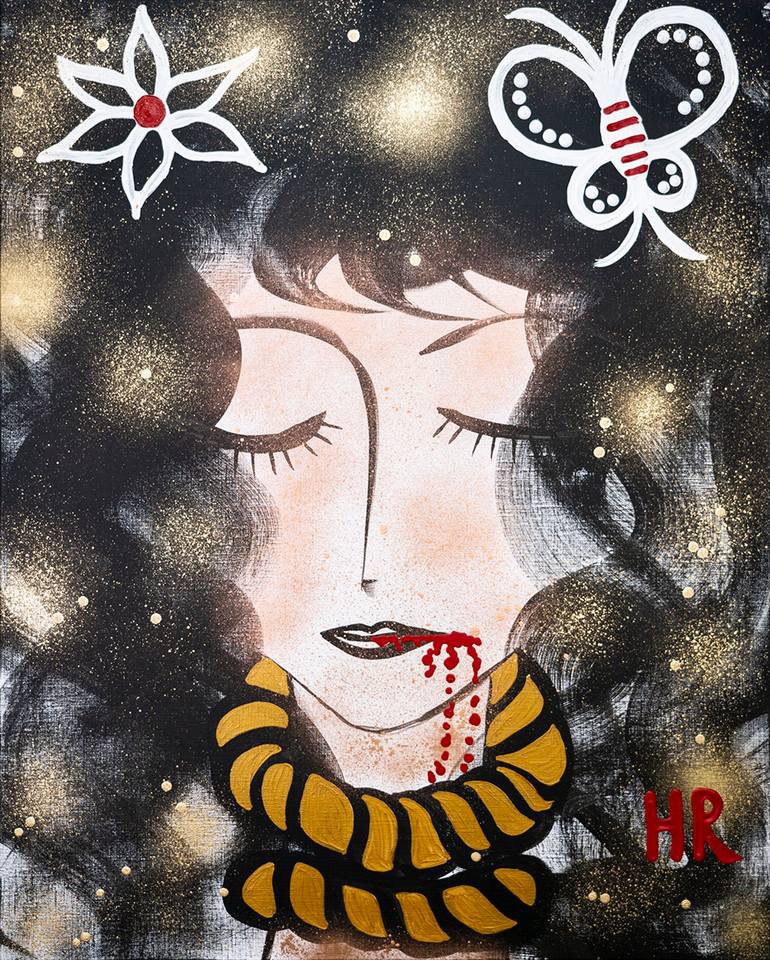 The Strangled Woman Painting by Hyera Lee | Saatchi Art