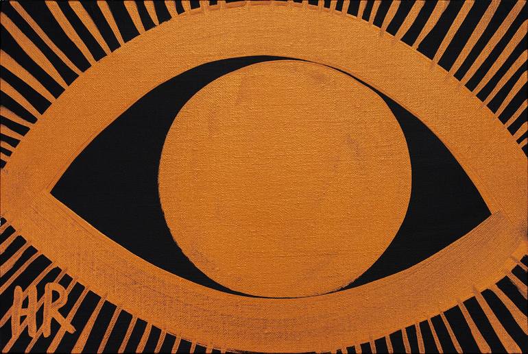 The Bronze Eye Painting by Hyera Lee | Saatchi Art