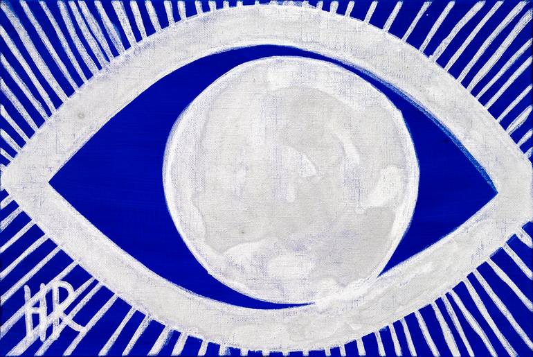 The Silver Eye Painting by Hyera Lee | Saatchi Art