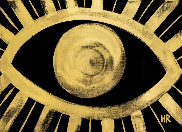 The Shining Eye Painting by Hyera Lee | Saatchi Art