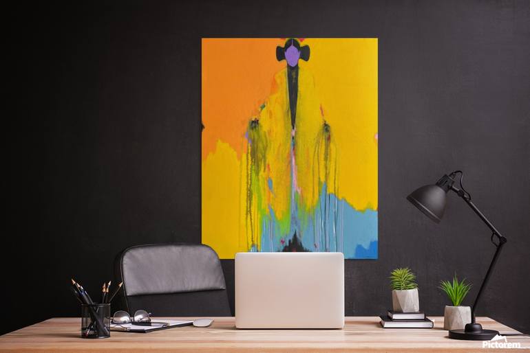 After Alienation – Standing in Light Painting by Gela Mikava | Saatchi Art