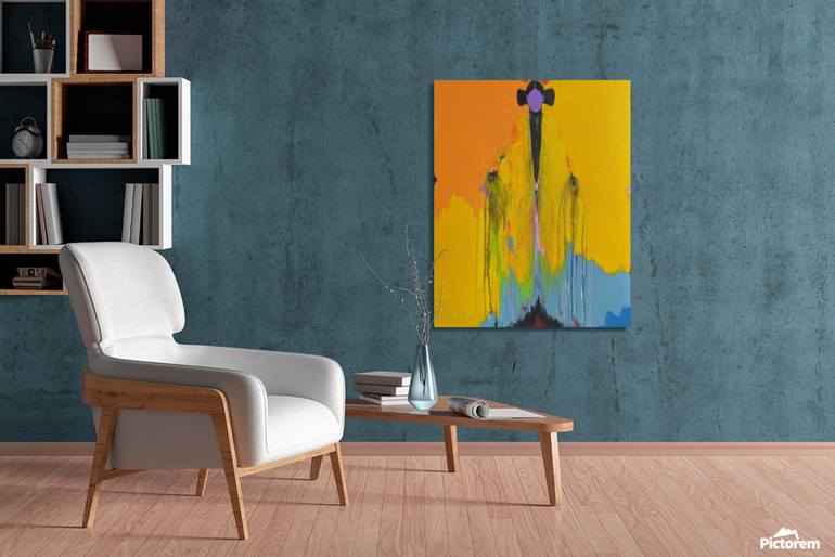 After Alienation – Standing in Light Painting by Gela Mikava | Saatchi Art