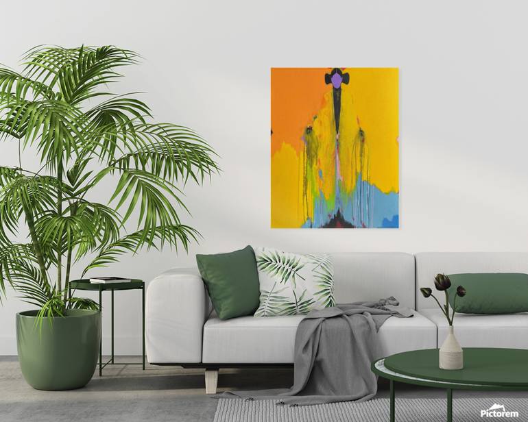 After Alienation – Standing in Light Painting by Gela Mikava | Saatchi Art