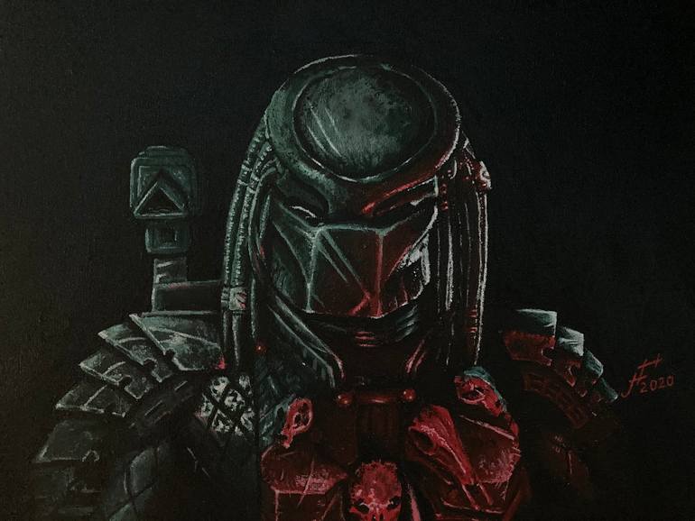 Predator winner Painting by Pavel Fedotov | Saatchi Art