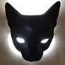 Ceramic Cat Wall Sconce – Black Cat Wall light Sculpture by Inci Uyanik ...