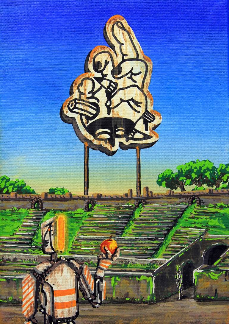 AMPHITHEATER Painting by EVGENY ASPIK | Saatchi Art