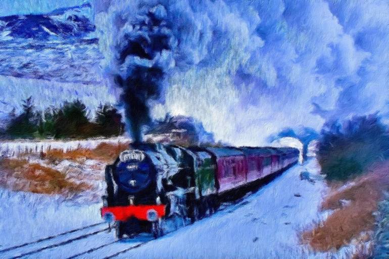 Thames Clyde Express Digital by Joe Vella | Saatchi Art