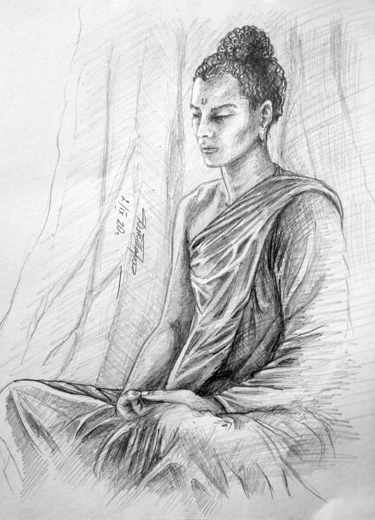 pacification Drawing by Evgenia Tarasova | Saatchi Art