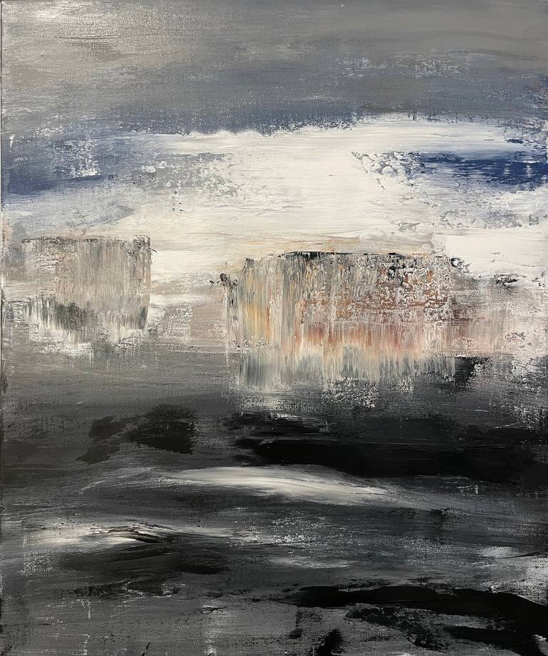 AI Bluffs Series 1 Painting by Lisa Reed Preston | Saatchi Art