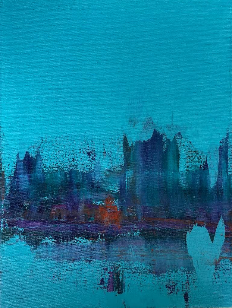 Twilight Shores Series 2 Painting by Lisa Reed Preston | Saatchi Art