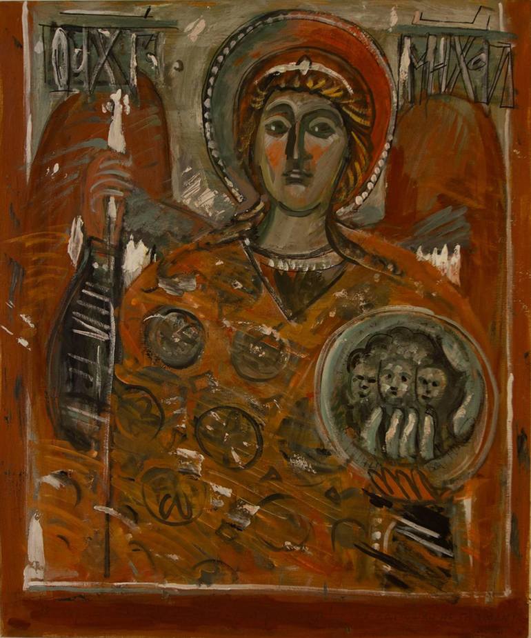 St. Archangel Michael Painting by Alexey Trunin | Saatchi Art