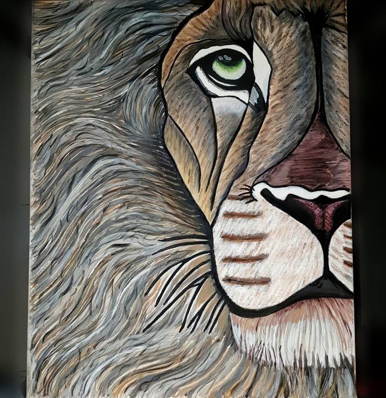 King Alex Painting by Melissa Pillay | Saatchi Art