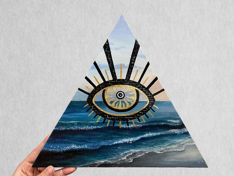 The Eye of Providence Drawing by Angelina Mayer | Saatchi Art