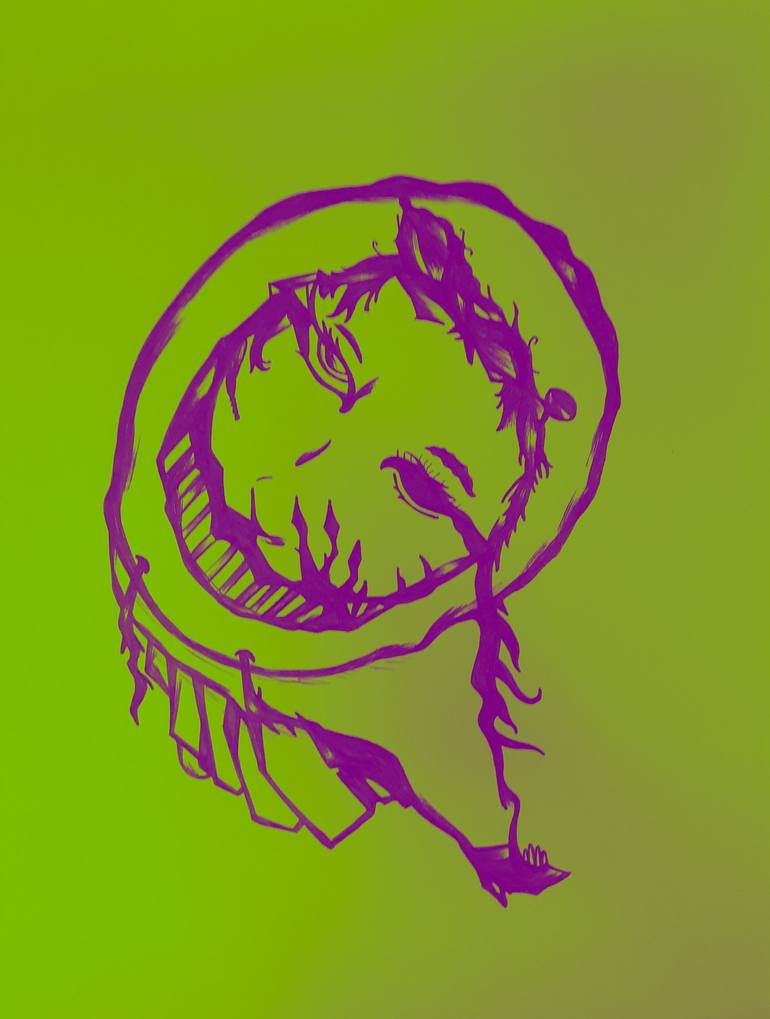 Looking up Drawing by Deontae Davis | Saatchi Art