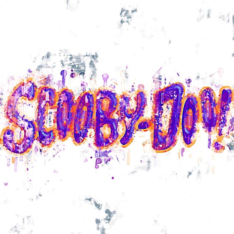 Cartoon Scooby Doo Logo character painting watercolor animation ...