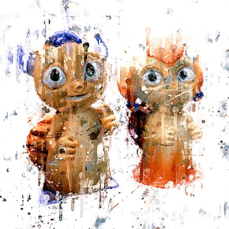 Cartoon Shelldon - Click and Clack character painting watercolor ...