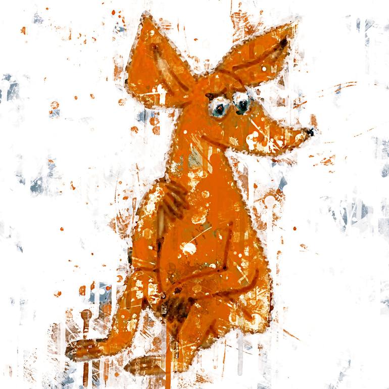 Cartoon Sniff character painting watercolor animation Painting by ...