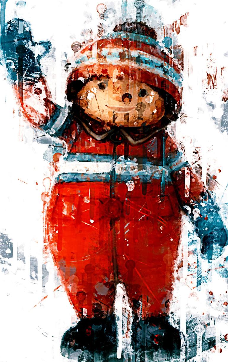 Cartoon Snowtime Movie Character Jacques Waving character painting ...