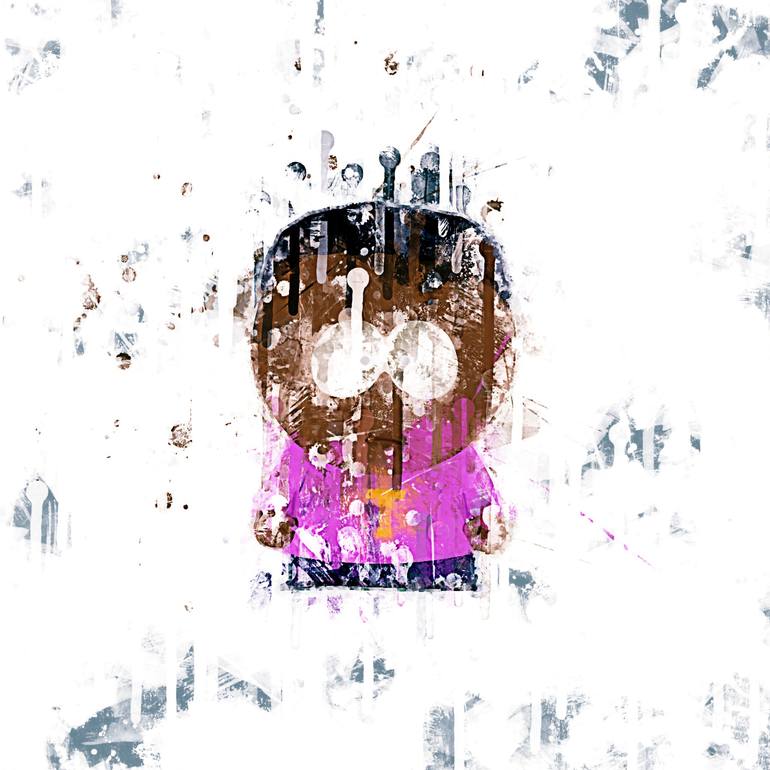 Cartoon South Park Clyde Donovan character painting watercolor ...
