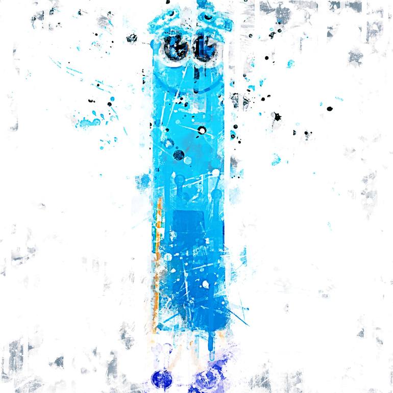 Cartoon StoryBots Character Bang character painting watercolor ...