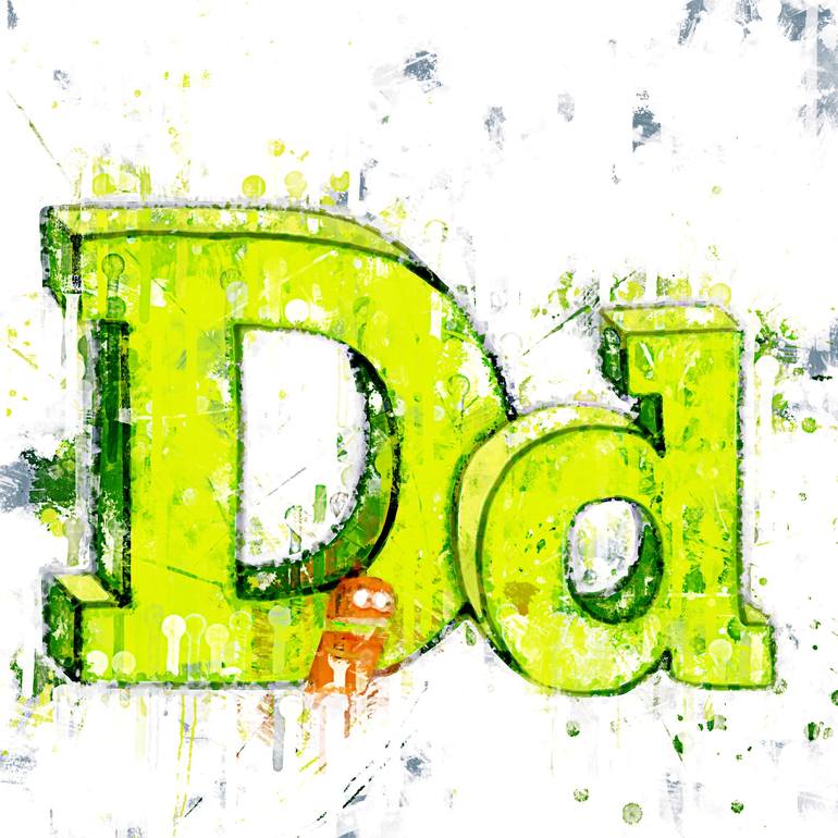 Cartoon StoryBots Letter D character painting watercolor animation ...