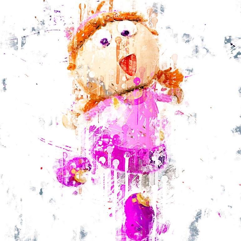 Cartoon Tallulah Dancing character painting watercolor animation ...
