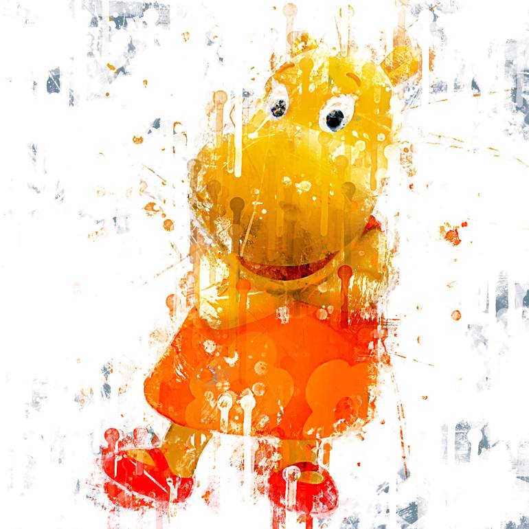 Cartoon Tasha Arms Crossed character painting watercolor animation ...