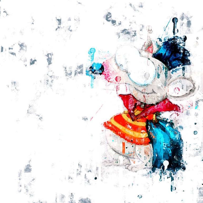 Cartoon Toopy Binoo Halloween character painting watercolor animation ...