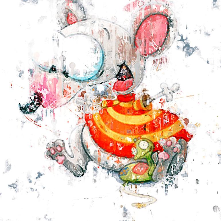 Cartoon Toopy and Patchy Patch character painting watercolor animation ...