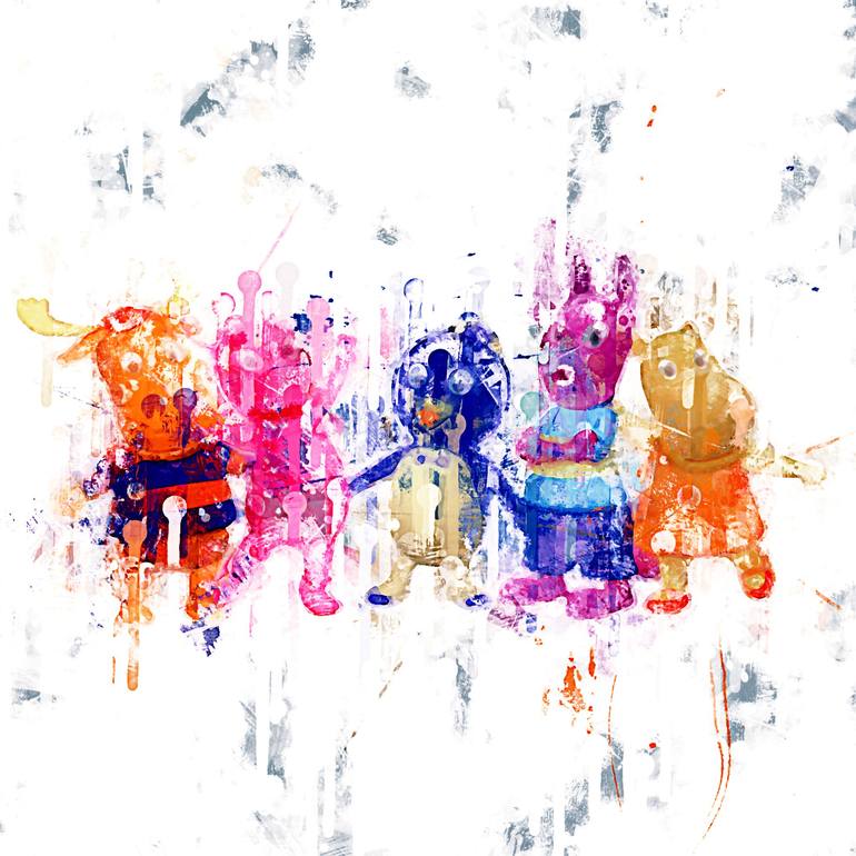 Cartoon The Backyardigans character painting watercolor animation ...