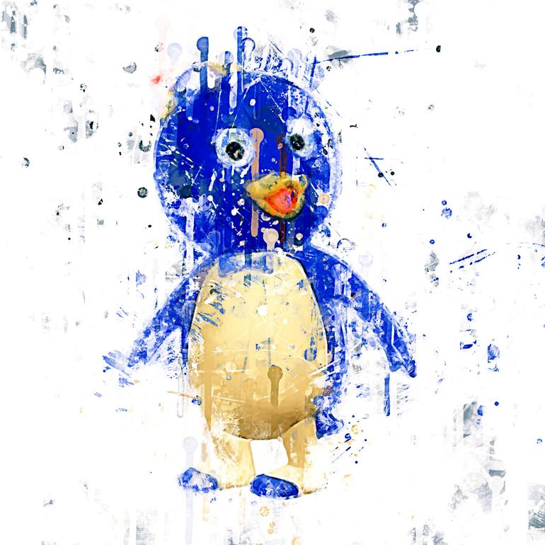 Cartoon The Backyardigans Pablo the Penguin character painting ...