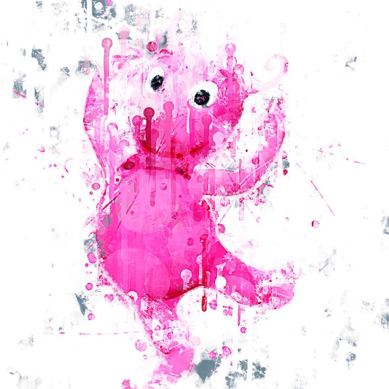 Cartoon The Backyardigans Uniqua character painting watercolor ...