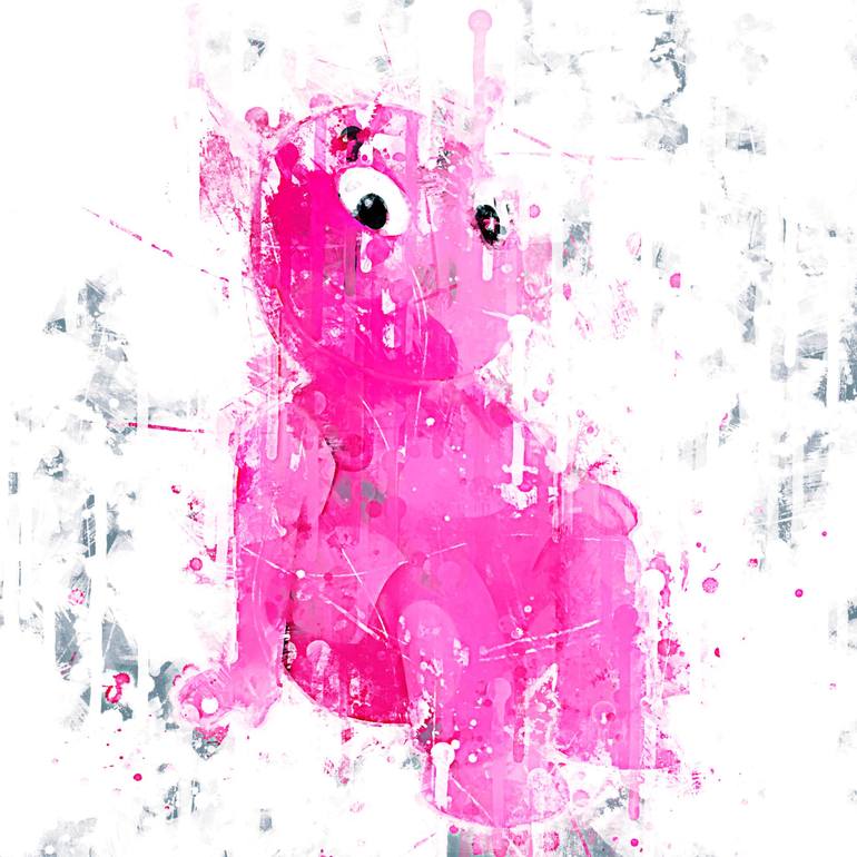 Cartoon The Backyardigans Uniqua Sitting character painting watercolor ...