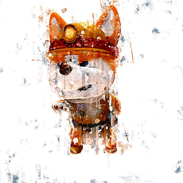 Cartoon The Dibidogs Character Ronny character painting watercolor ...