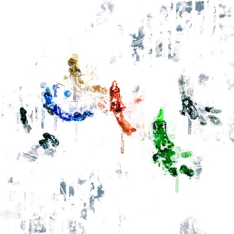 Cartoon The Hero of Color City Flying Crayons character painting ...