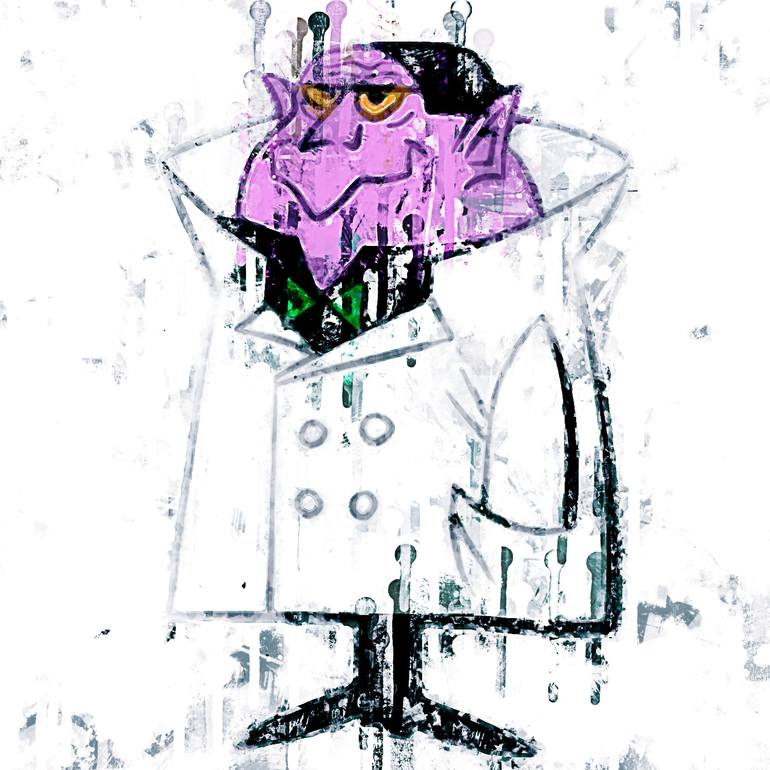 Cartoon The Little Gruesome character painting watercolor animation ...