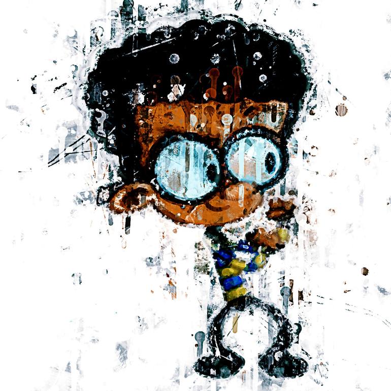 Cartoon The Loud House Clyde Fighting character painting watercolor ...