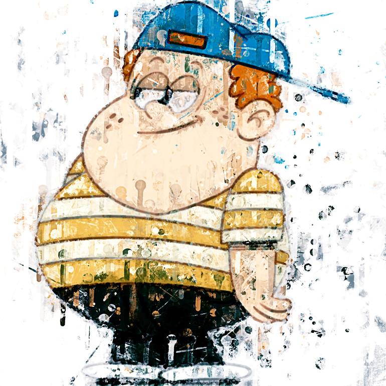 Cartoon The Loud House Character Chaz character painting watercolor ...