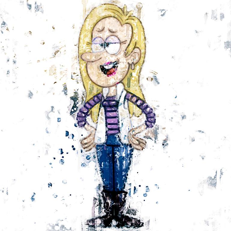 Cartoon The Loud House Character Leslie Pingrey character painting ...