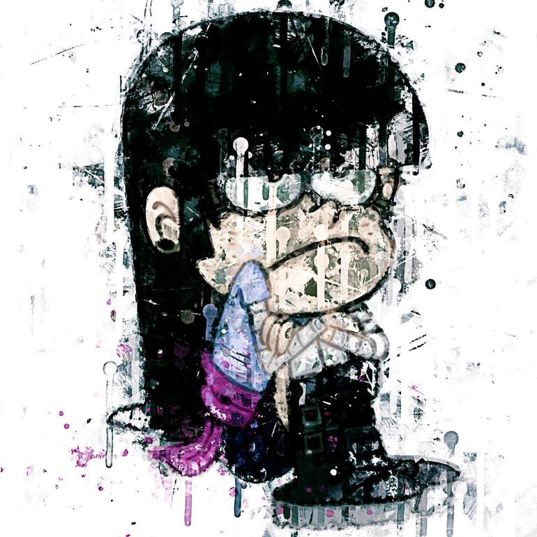 Cartoon The Loud House Character Maggie Sitting character painting ...