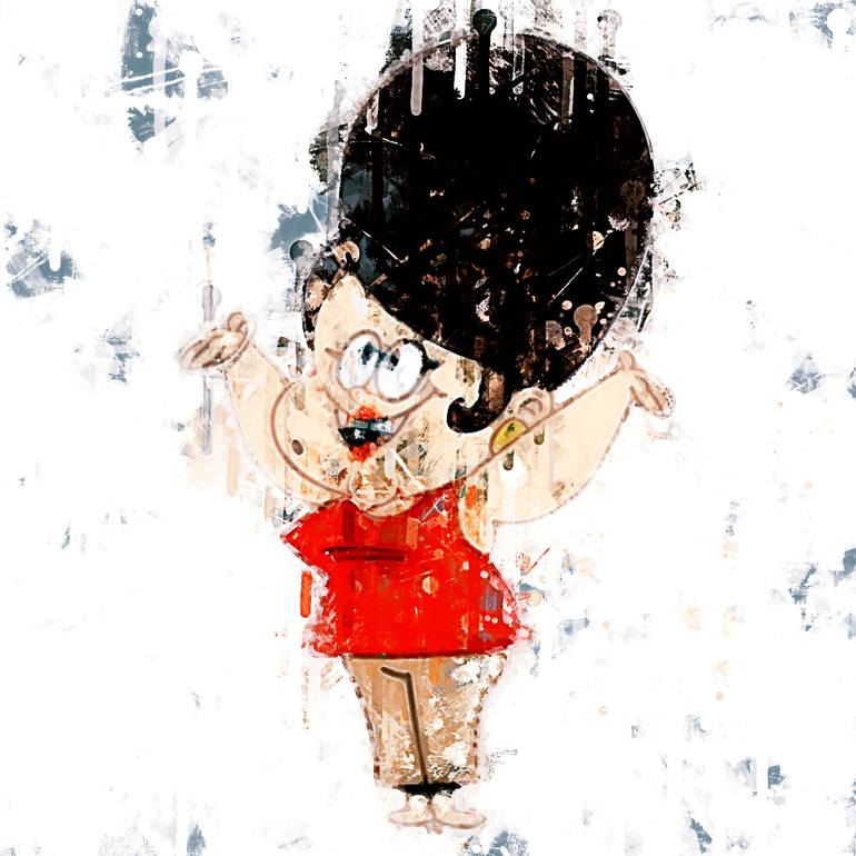 Cartoon The Loud House Character Myrtle character painting watercolor ...