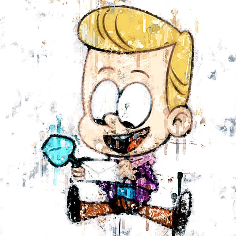 Cartoon The Loud House Character Winston character painting watercolor ...