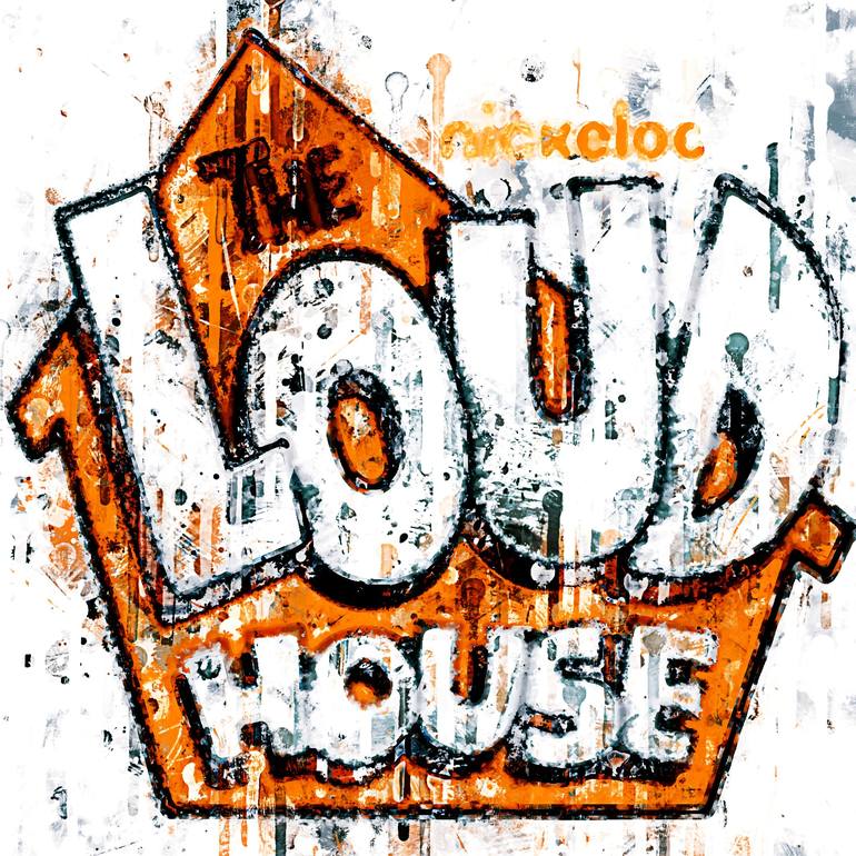 Cartoon The Loud House Logo character painting watercolor animation ...