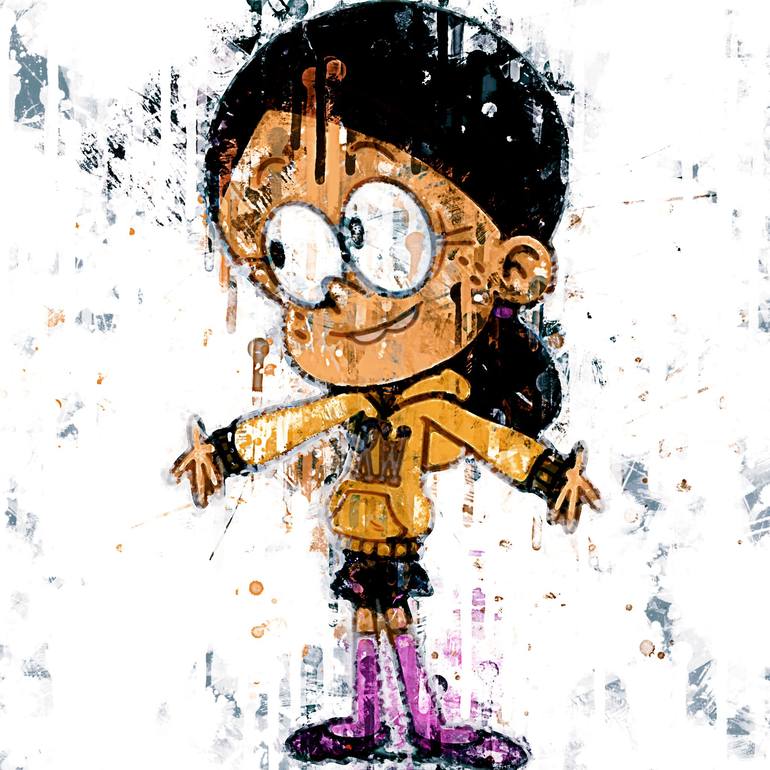 Cartoon The Loud House Ronnie Anne Santiago Arms Wide character ...