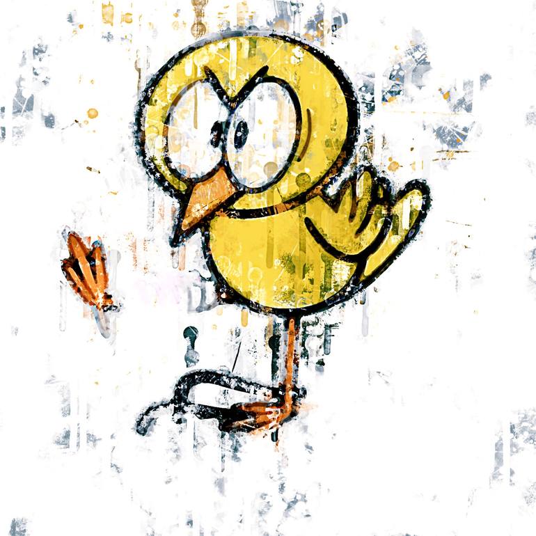 Cartoon The Loud House Walt the Canary Bandage on Leg character ...