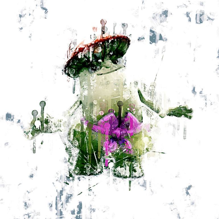 Cartoon The Musha Puffy character painting watercolor animation ...