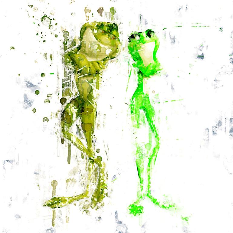 Cartoon The Princess and the Frog character painting watercolor ...