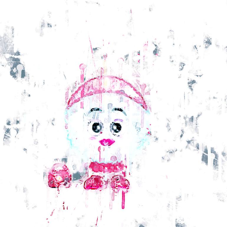 Cartoon The Weatherbies Flo Snow character painting watercolor ...