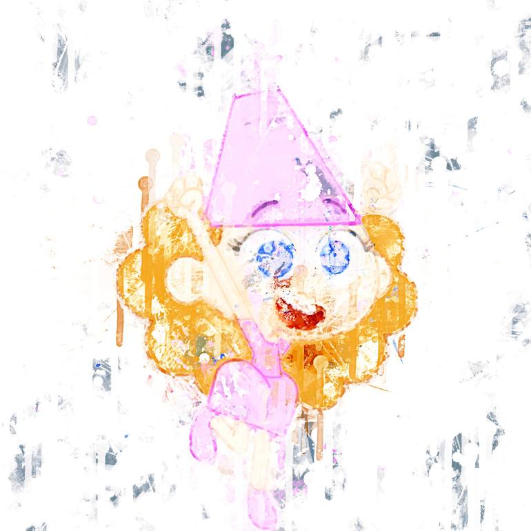 Cartoon Trulli Tales Character Sun Happy character painting watercolor ...