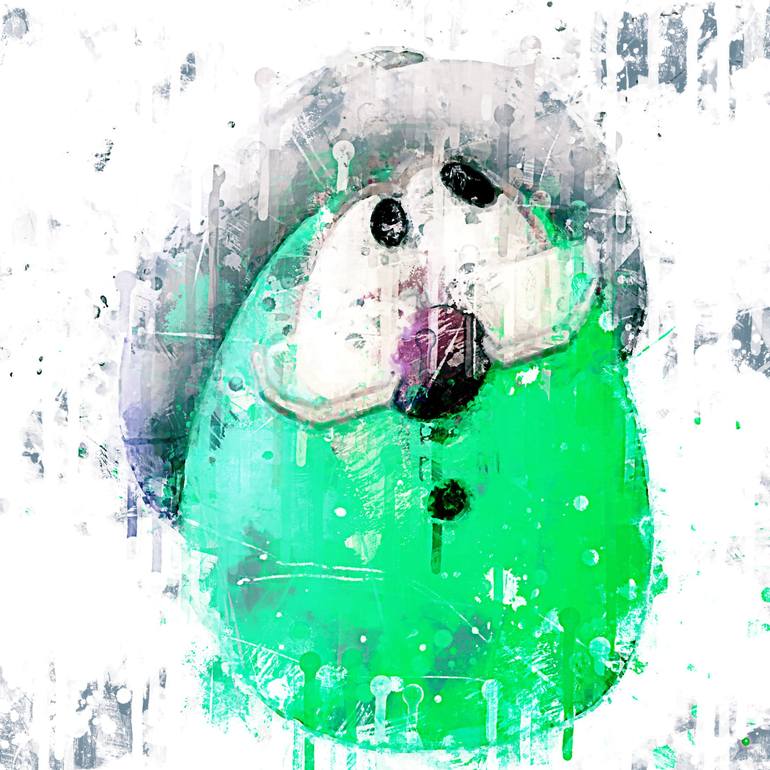 Cartoon VeggieTales Ma Grape character painting watercolor animation ...